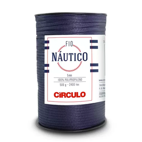Fio Náutico Círculo - 5mm - 500g - 2856 - Azul-Marinho
