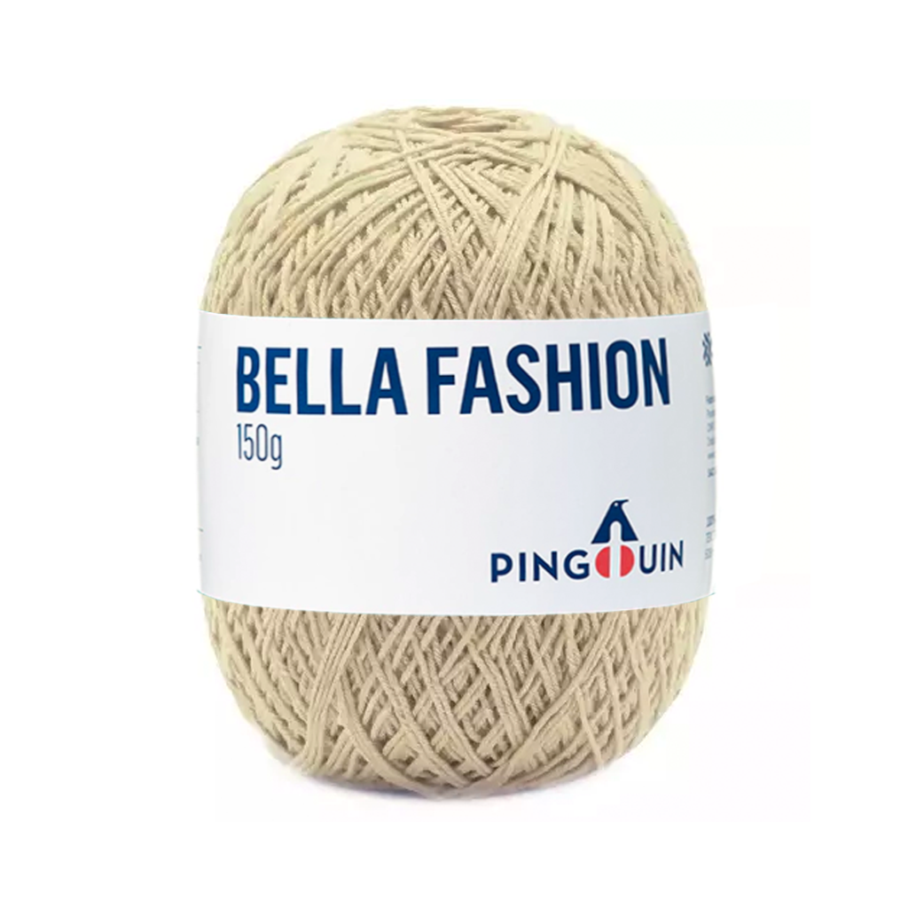 Fio Linha Bella Fashion Pingouin - 150g - 9748 - Sand Clear