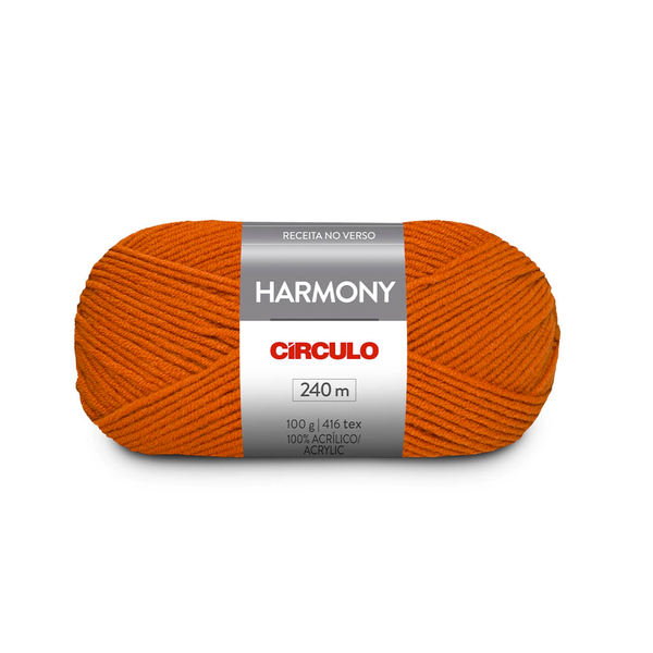 Fio Linha Lã Harmony Círculo - 100g - 4654 - Âmbar