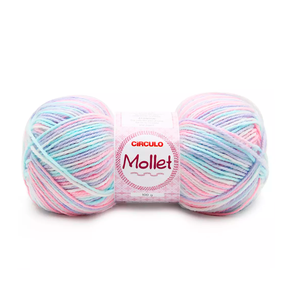 Fio Linha Lã Mollet Círculo - 100g - 9490 - Carrossel