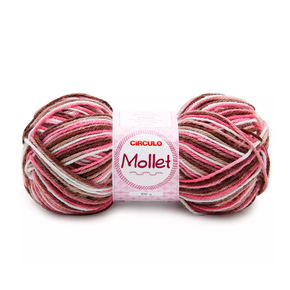 Fio Linha Lã Mollet Círculo - 100g - 9306 - Napolitano