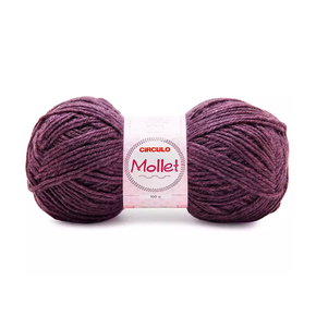Fio Linha Lã Mollet Círculo - 100g - 6021 - Tempestade (Fibra Negra)
