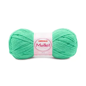 Fio Linha Lã Mollet Círculo - 100g - 5743 - Neo Mint