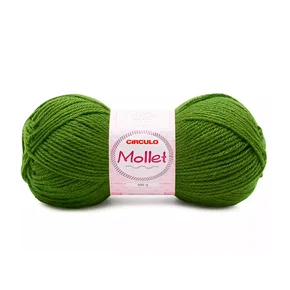 Fio Linha Lã Mollet Círculo - 100g - 5329 - Acelga