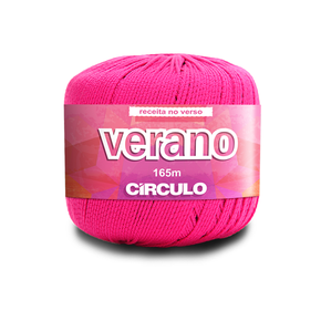 Fio Linha Verano Círculo - 50g - 6115 - Rosa Choque