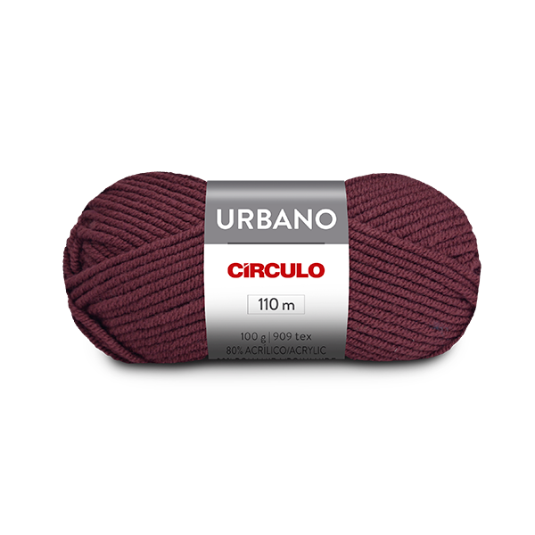 Fio Linha Lã Urbano Círculo - 100g - 3489 - Roxo Obsessão