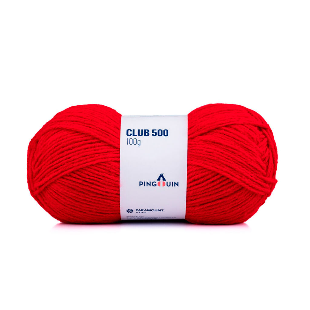 Fio Linha Club 500 Pingouin 100g - 0314 - Tomate