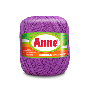 Fio Linha Anne Circulo - 65m - 6567 - Roxo Cítrico