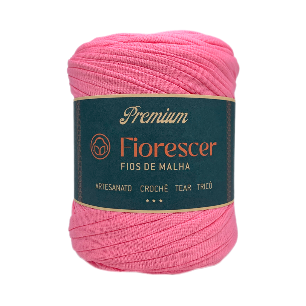 Fio de Malha Premium Fiorescer 0441- Rosa Chiclete