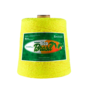 Barbante Soberano Eco Brasil 6 - 700g - 45 - Amarelo Neon