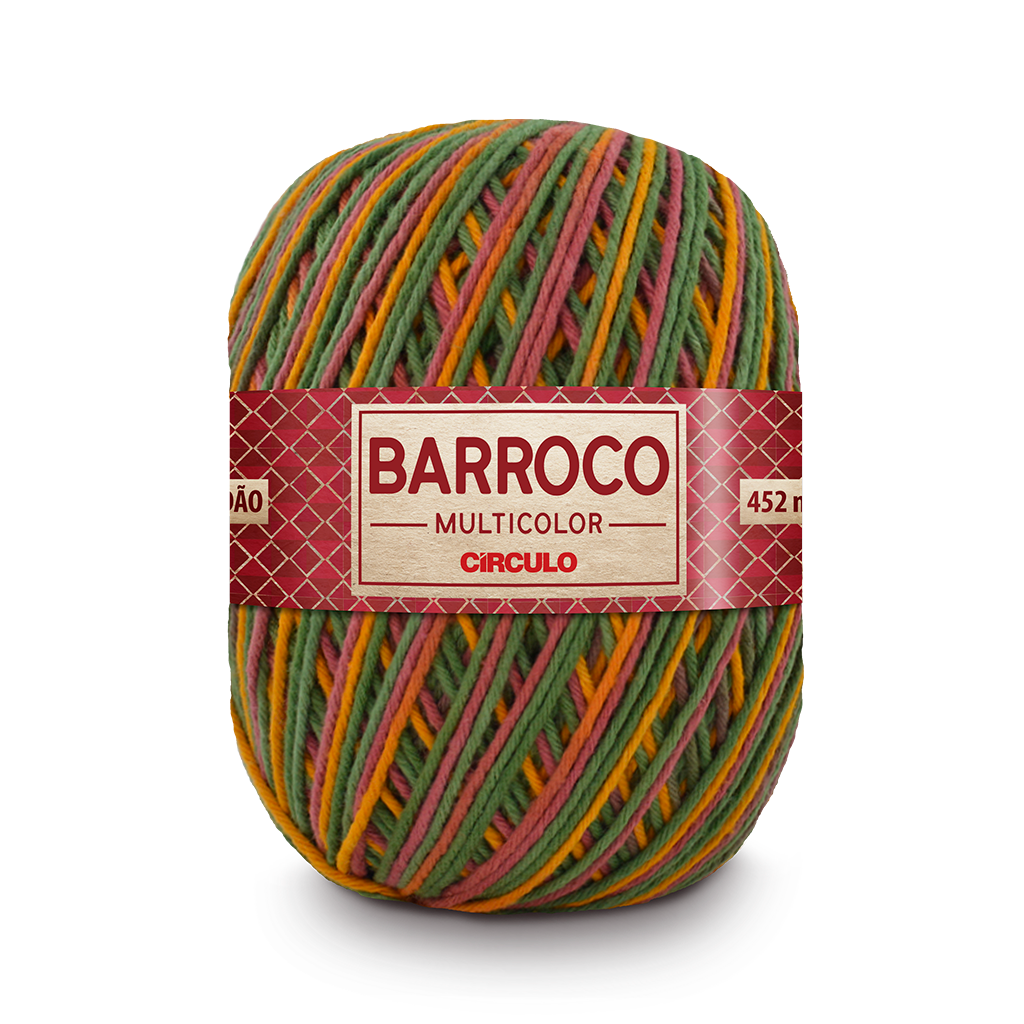 Fio Linha Barroco Multicolor 6 - 400g 9037 - Frutare