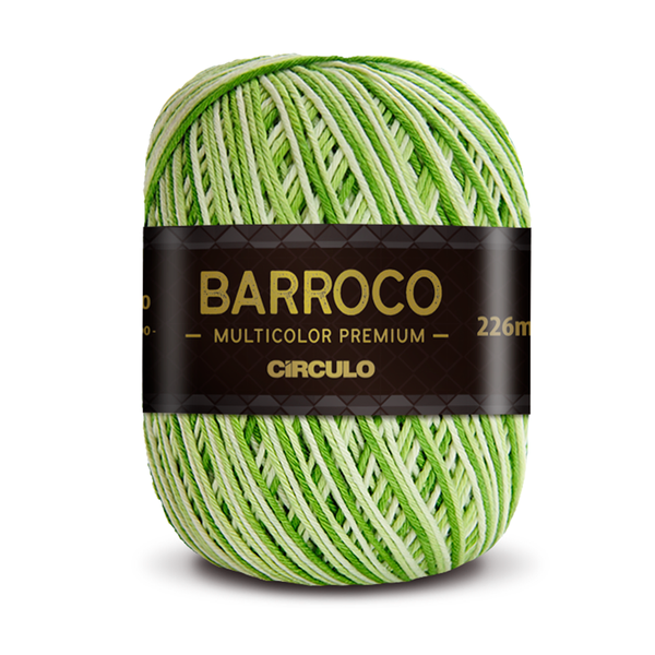 Fio Linha Barroco Multicolor Premium 6 200g Circulo - 9384 - Greenery