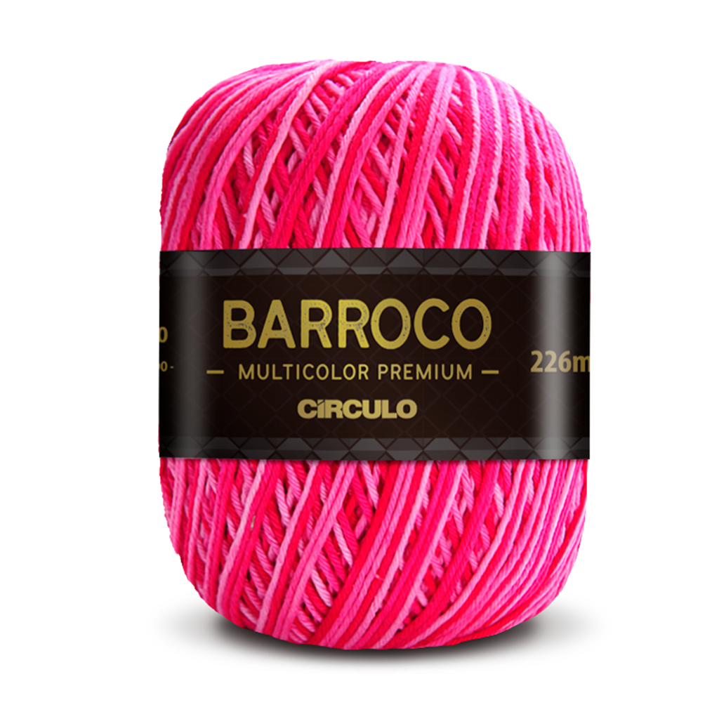 Fio Linha Barroco Multicolor Premium 6 200g Circulo - 9427 - Flor