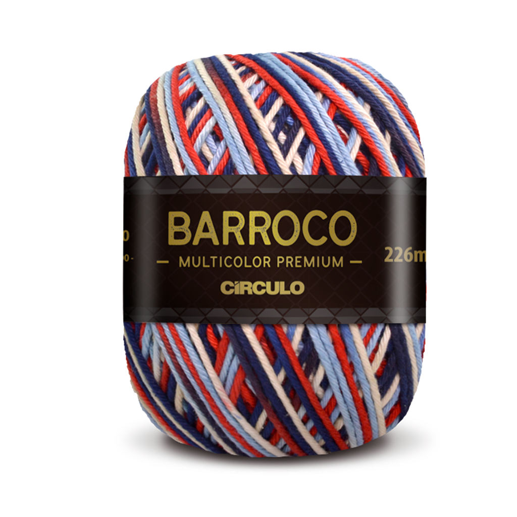 Fio Linha Barroco Multicolor Premium 6 200g Circulo - 9642 - Intuição