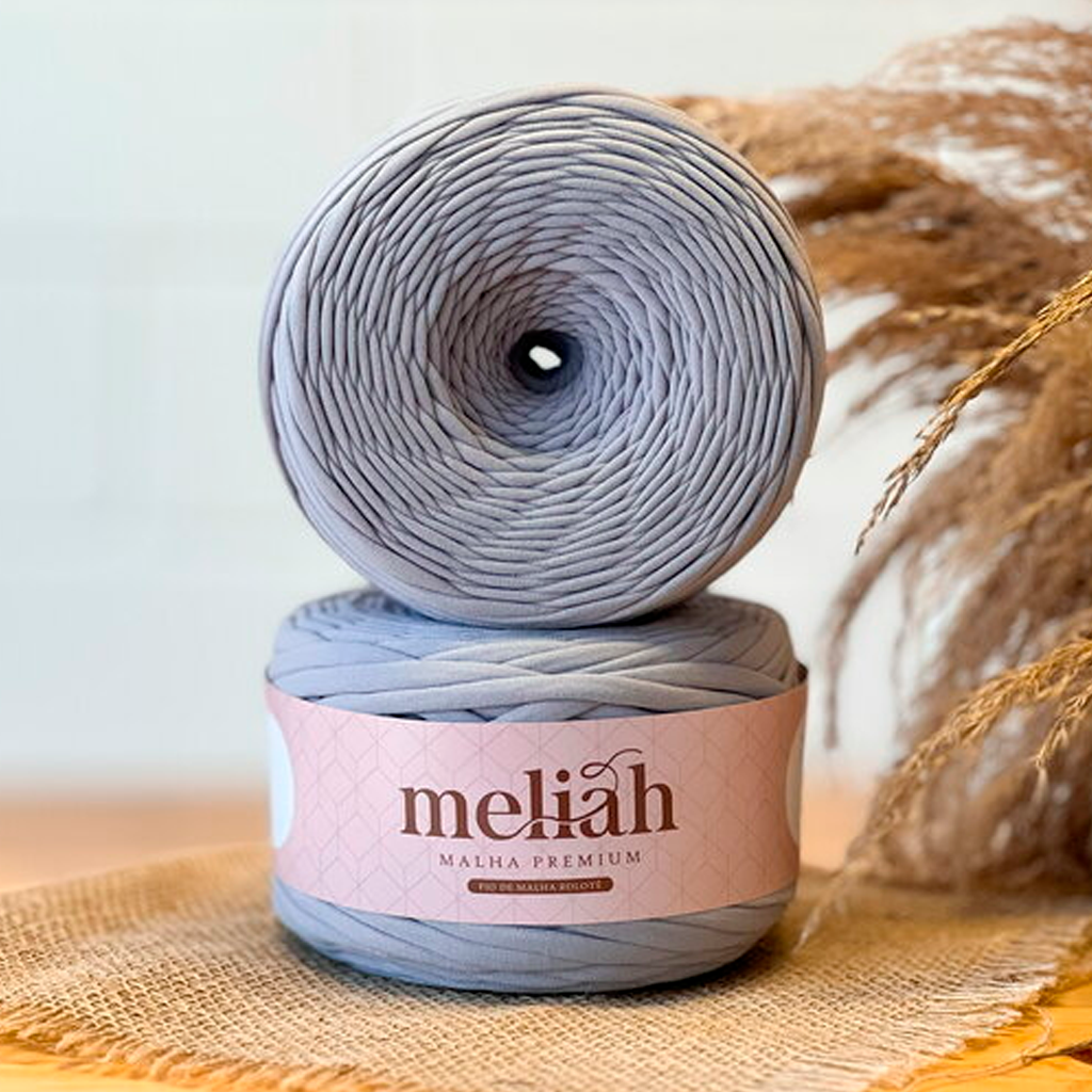 Fio de Malha Extra Premium Meliah 35mm 500g 33 - Cinza Prata