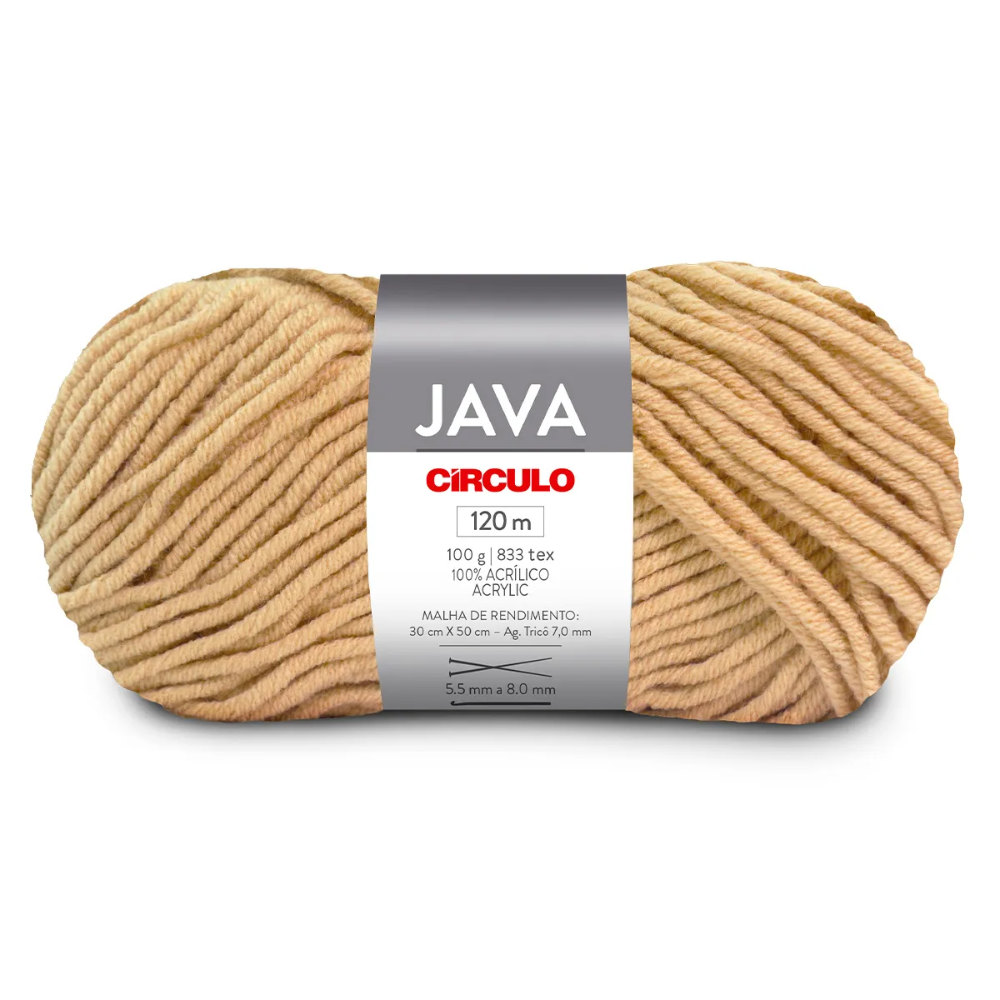 Fio Linha Lã Java Círculo 100g - 7878 - Taos Type