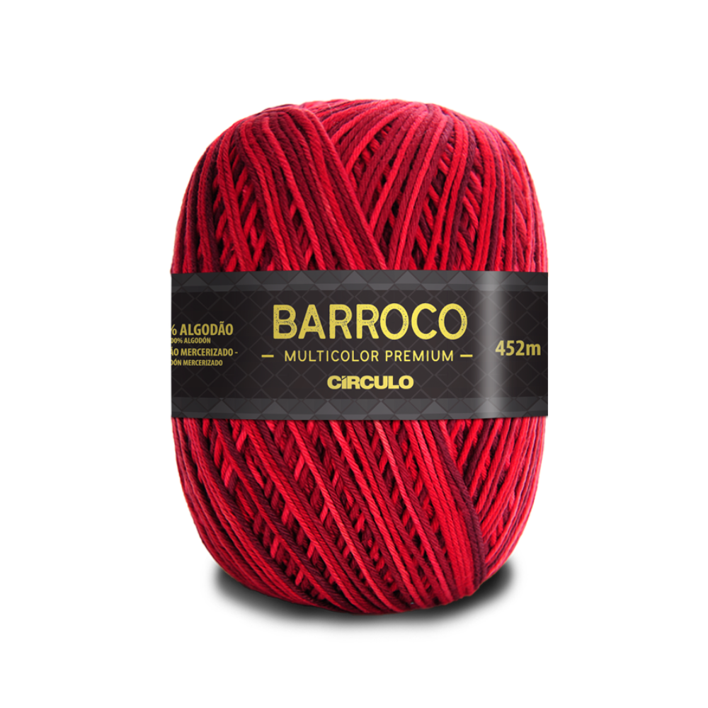 Fio Linha Barroco Multicolor Premium 6 400g - 9245 - Geleia