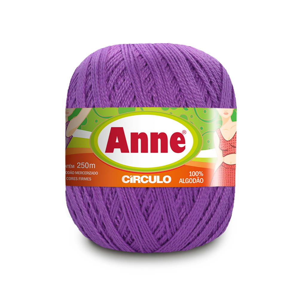 Fio Linha Anne 250 Círculo - 6567 - Roxo
