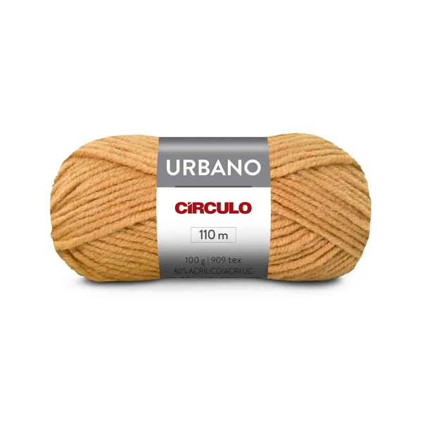 Fio Linha Lã Urbano Círculo - 100g - 7249 - Café com Leite