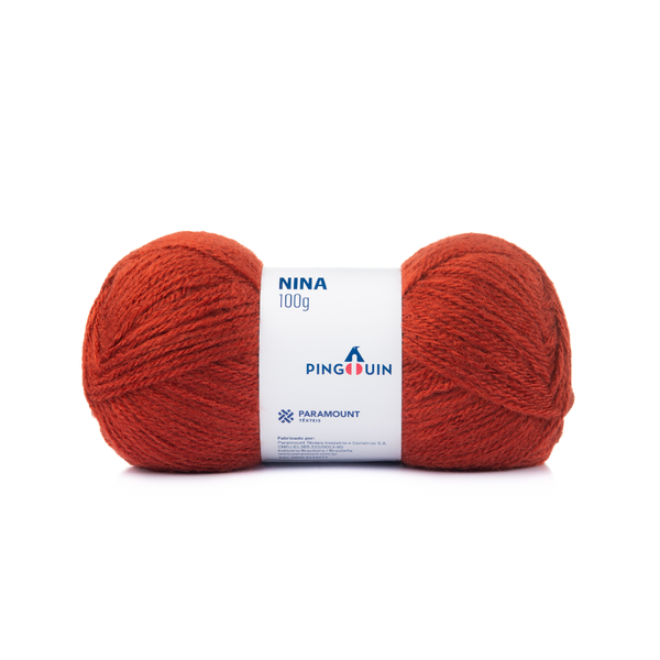 Fio Linha Lã Nina Pinguoin 100g - 9728 - Cerâmica