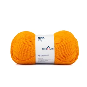 Fio Linha Lã Nina Pinguoin 100g - 0210 - Mandarim