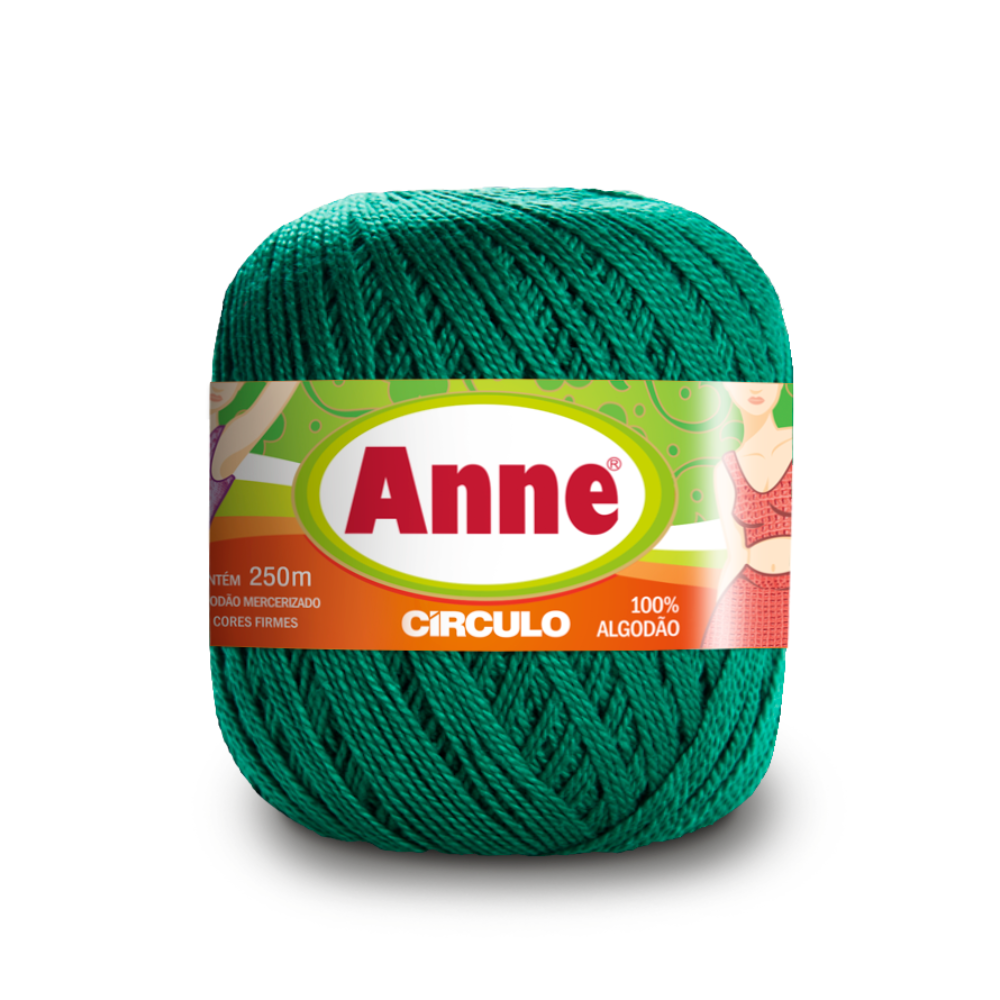 Fio Linha Anne 250 Círculo - 5363 - Esmeralda
