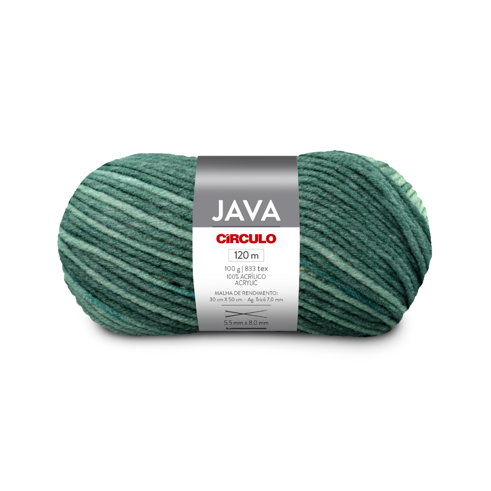 Fio Linha Lã Java Círculo 100g - 9038 - Aroma